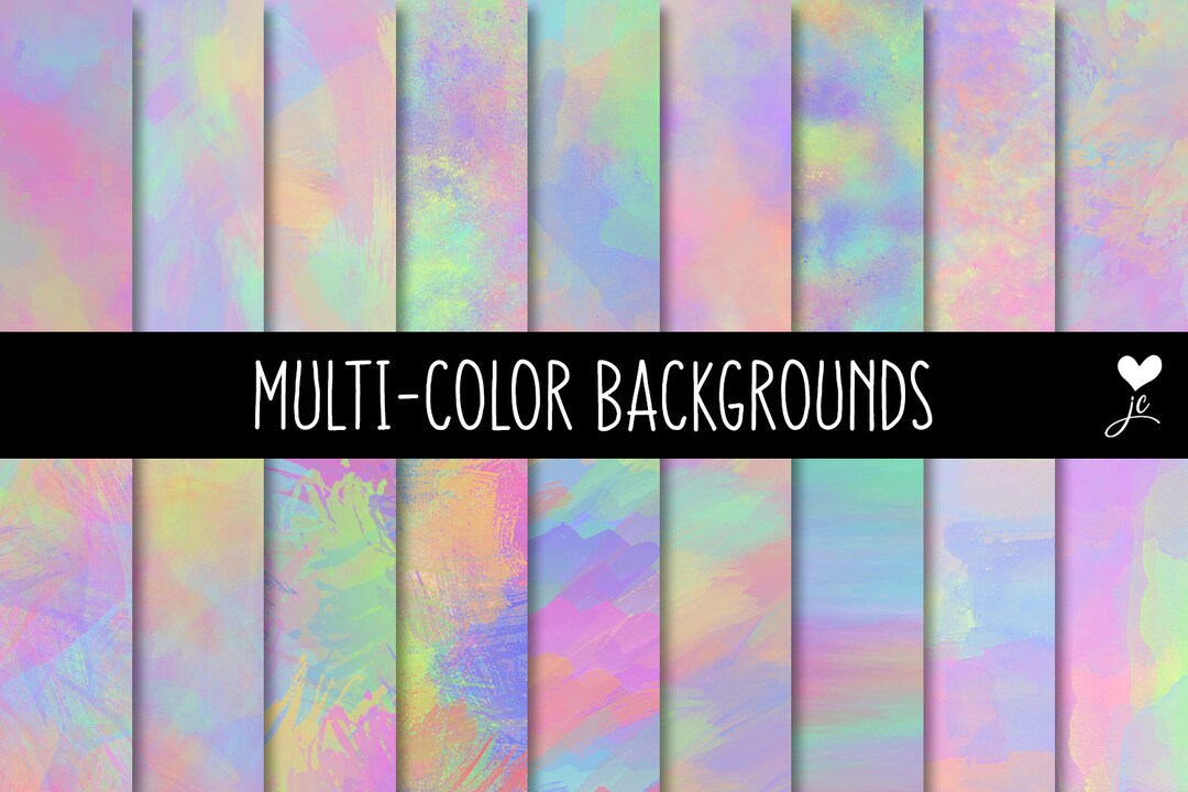 Multi-color Backgrounds Digital Papers, Seamless, Textures ...