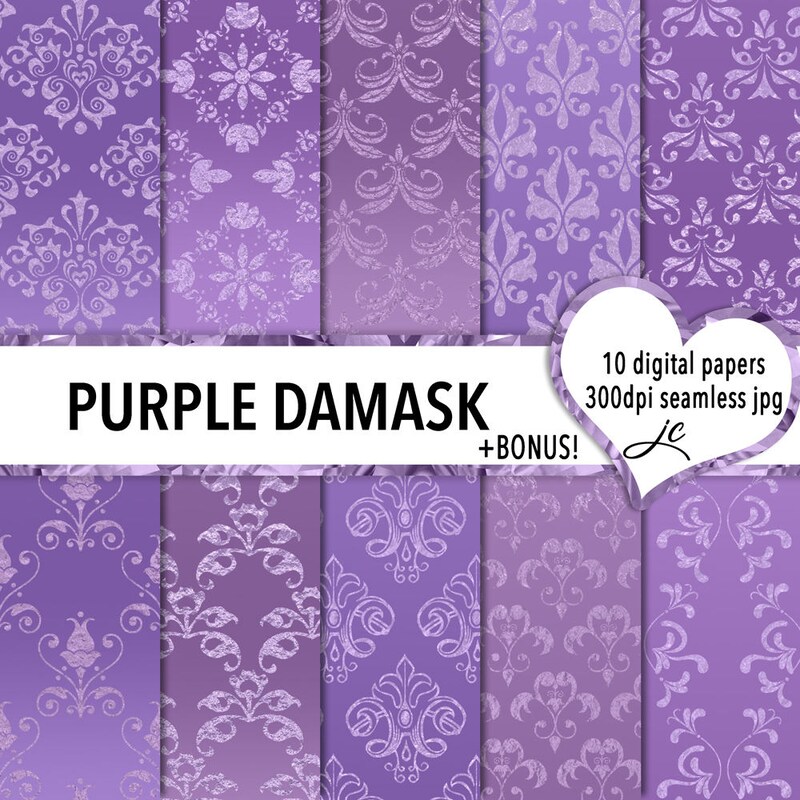 Damask Background - Etsy