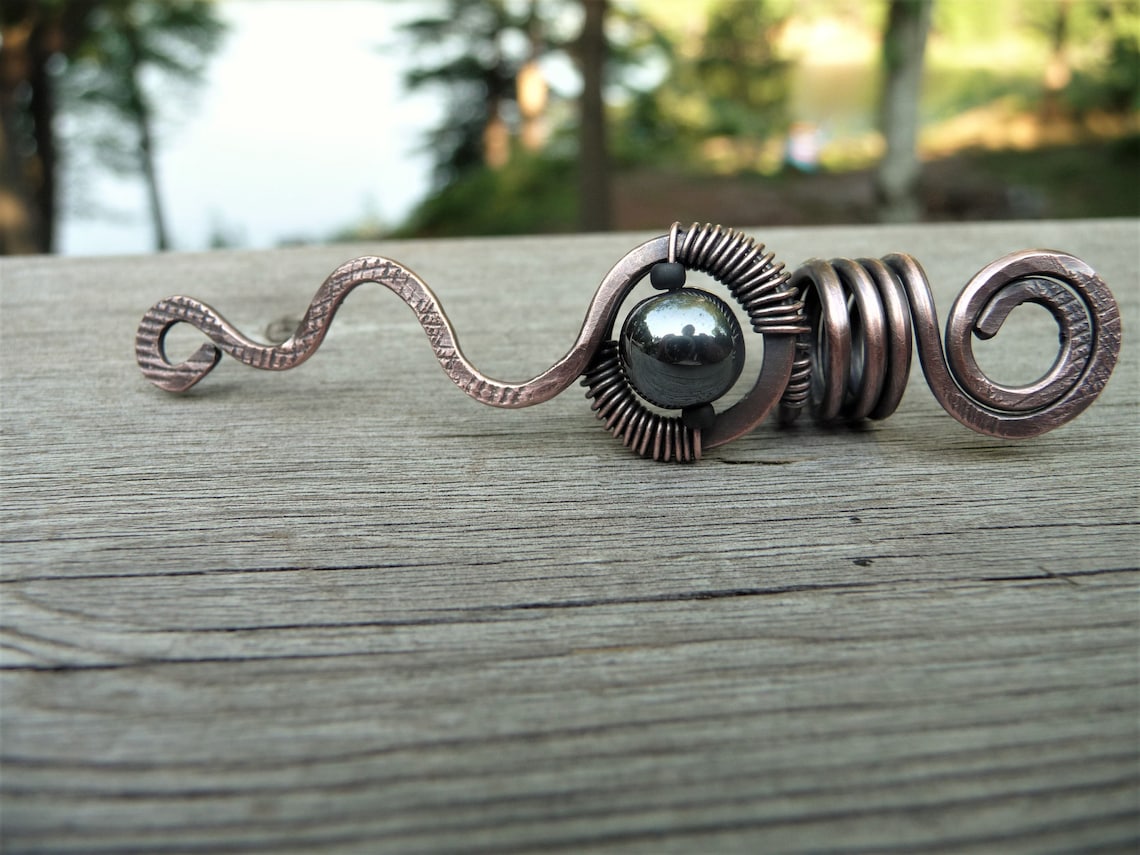 Dreadlock Bead Wire Wrapped Loc Cuff Beard Beads Metal - Etsy