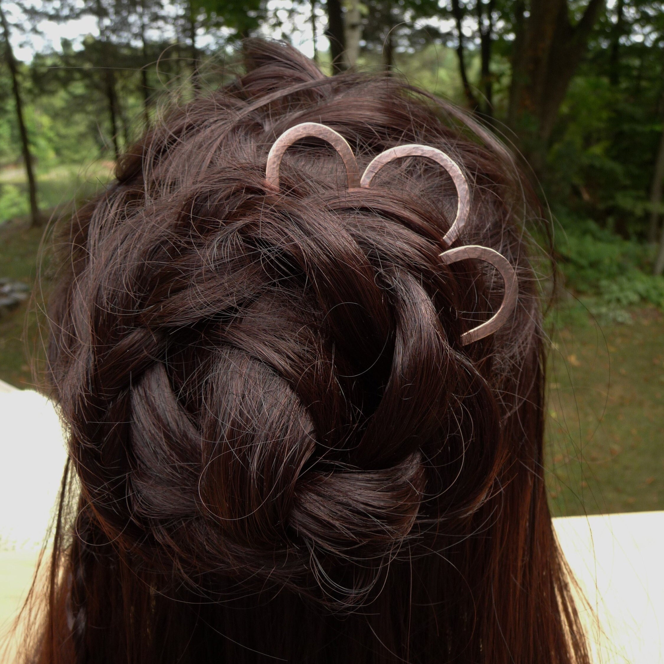 Hair Pins Set of 3 Holder for Bun Pin up Hair Accessories - Etsy