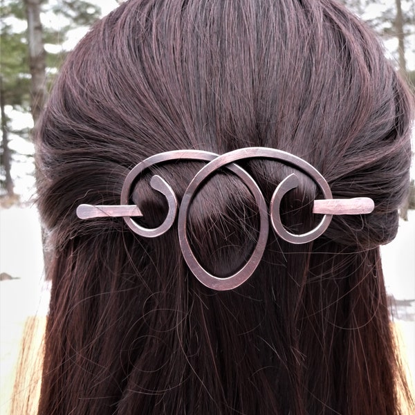 Metal Hair Barrette - Etsy