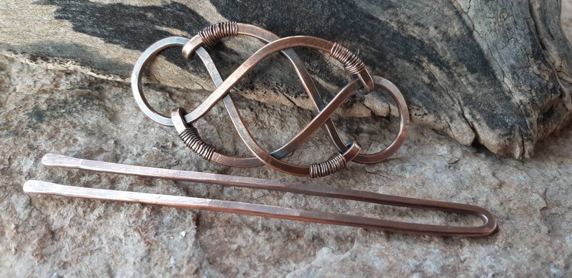 Mini Celtic Hair Clip Barrette Small Hair Pin Hair Clips for - Etsy