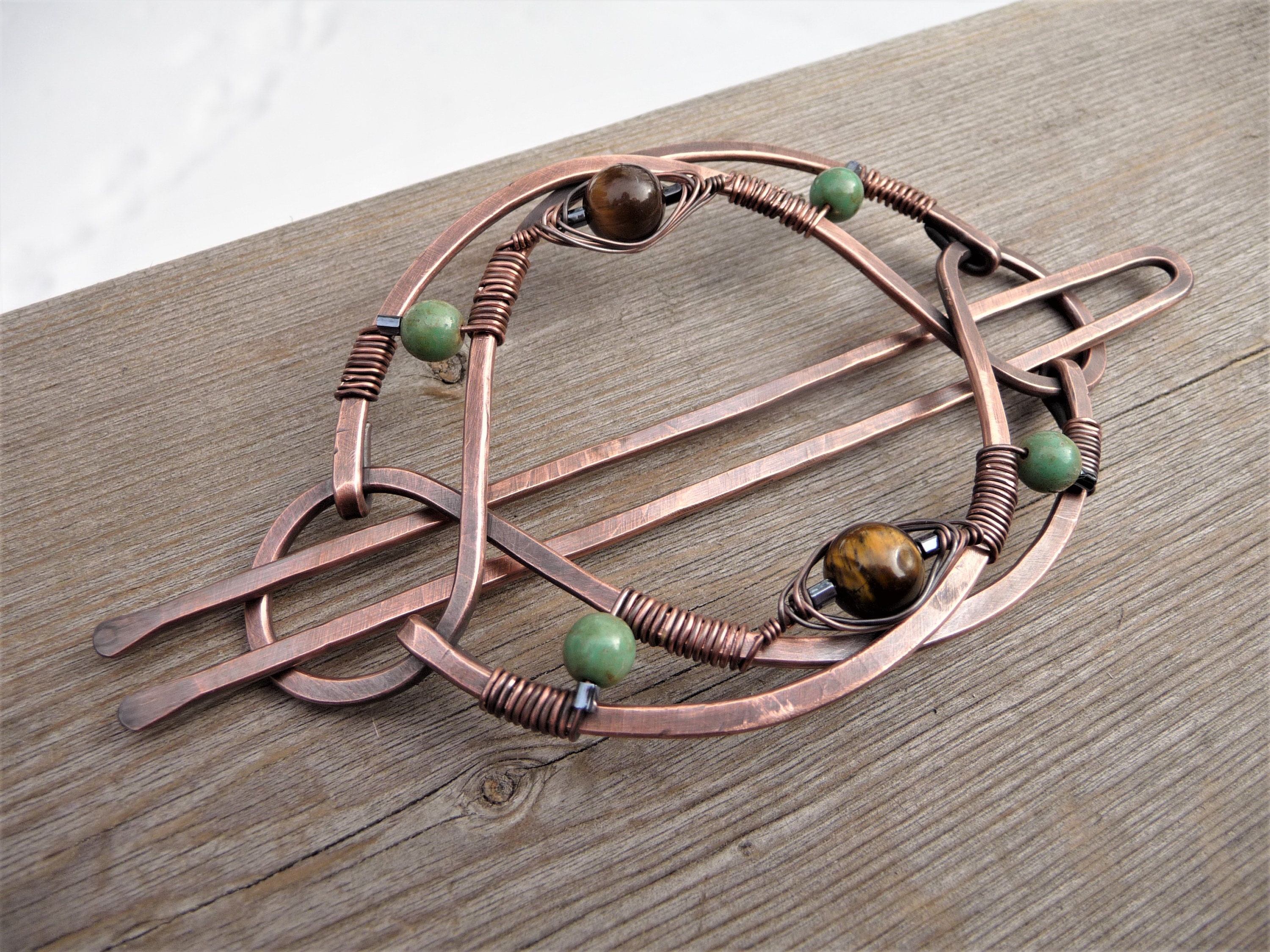 Extra Large Barrette Clip for Thick Hair Celtic Hair Clips - Etsy UK