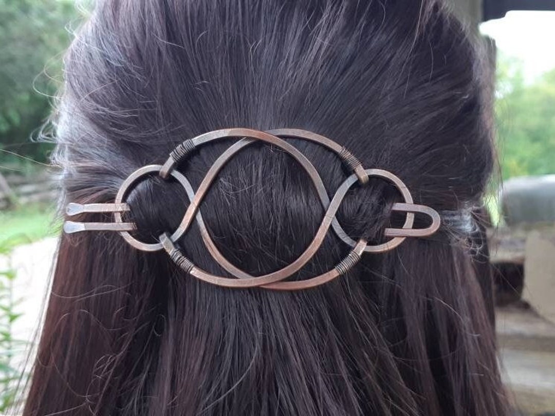 Celtic Hair Barrette With Stick Hair Clips for Women Metal Hair Pin ...