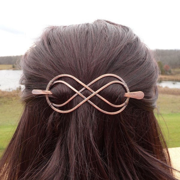 Copper Hair Clip - Etsy