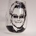 Bruce Springsteen Hand Painted Stemless Wine Glass - Etsy