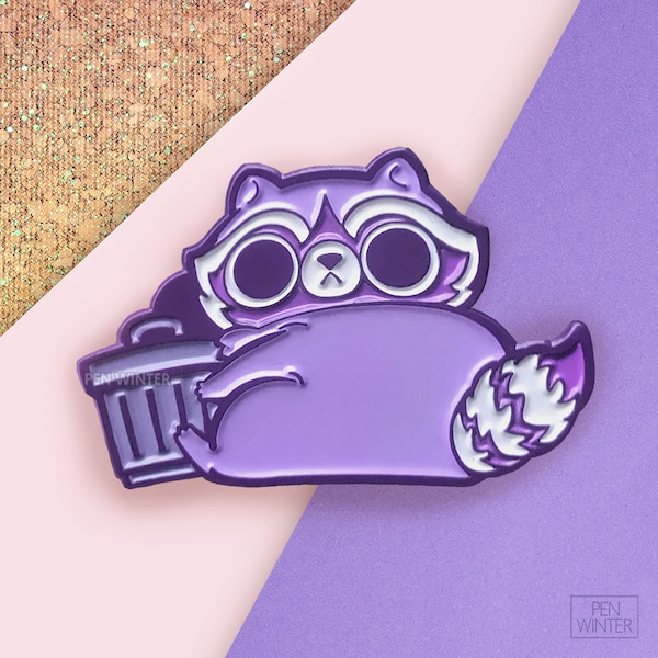 Raccoon Pin - Etsy
