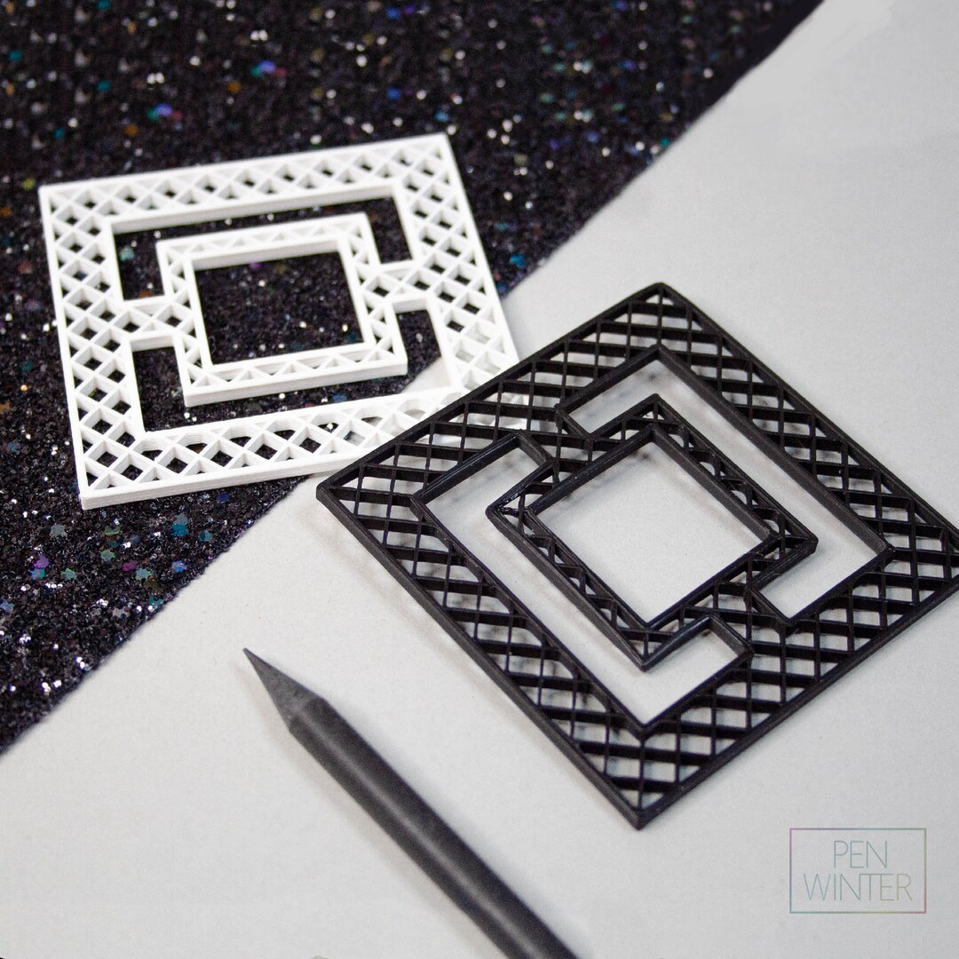 Inchie Art Card Master Template, 3D Print - Etsy