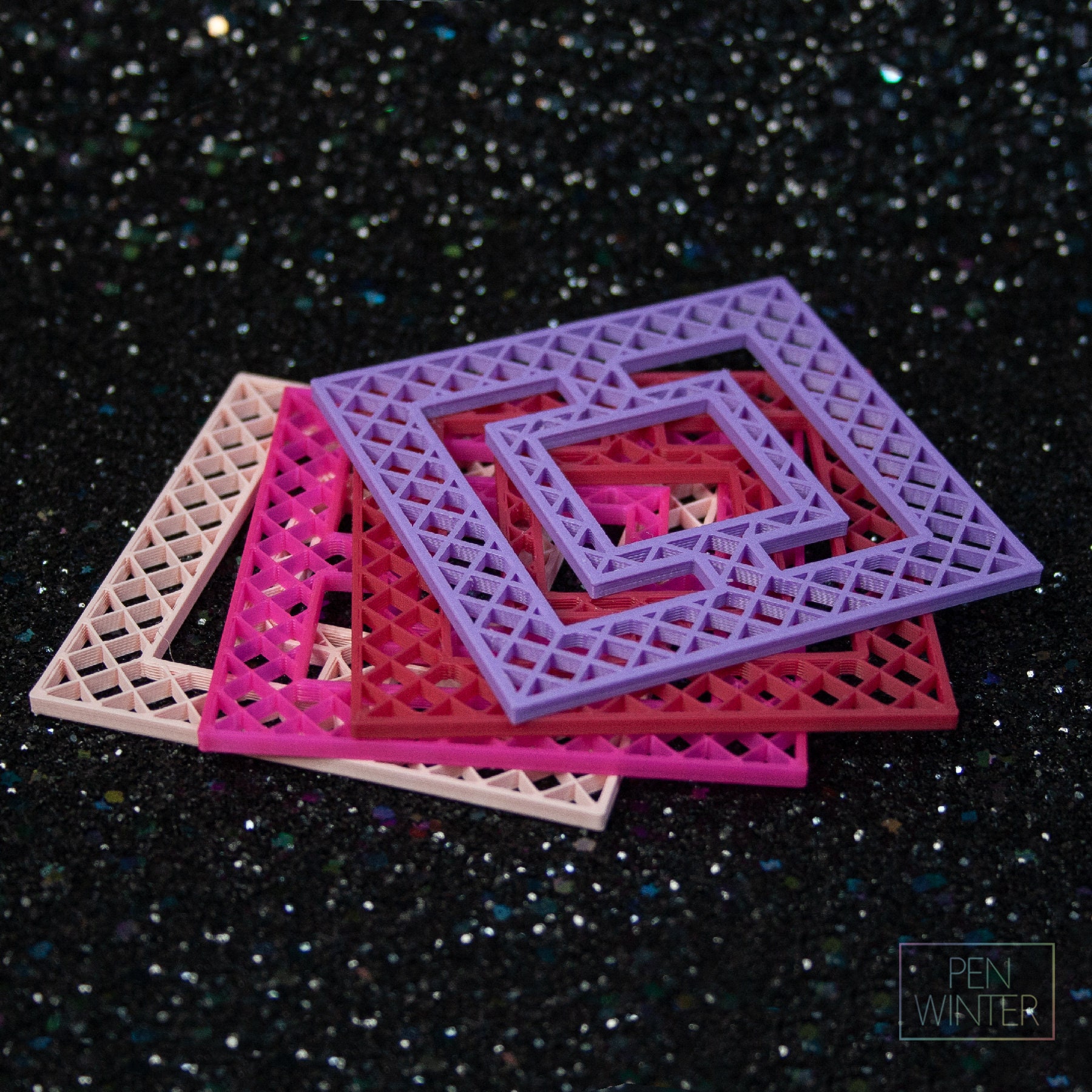 Inchie Art Card Master Template 3D Print - Etsy