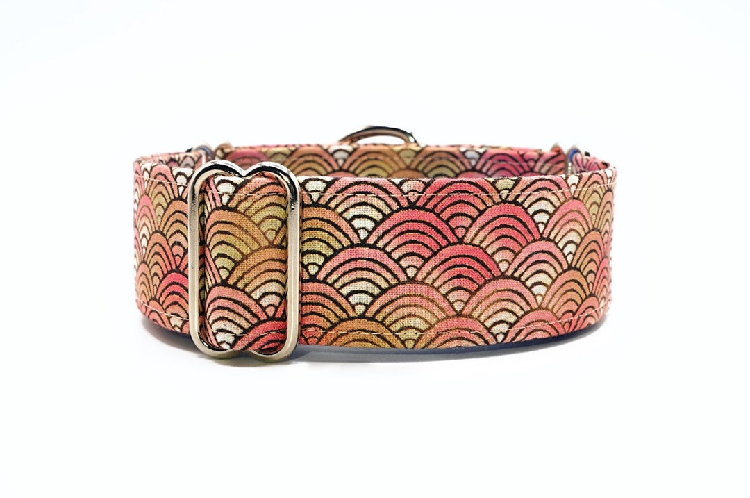 1.5 WIDE Pink Greyhound Martingale Collar - Etsy