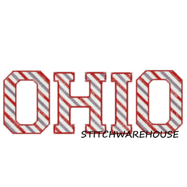 Ohio State Logo Embroidery - Etsy