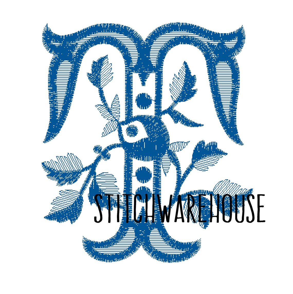 Vintage Floral Letter T Machine Embroidery Monogram 1 Thread - Etsy