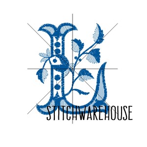 Vintage Floral Letter L Machine Embroidery Monogram (digital Download ...