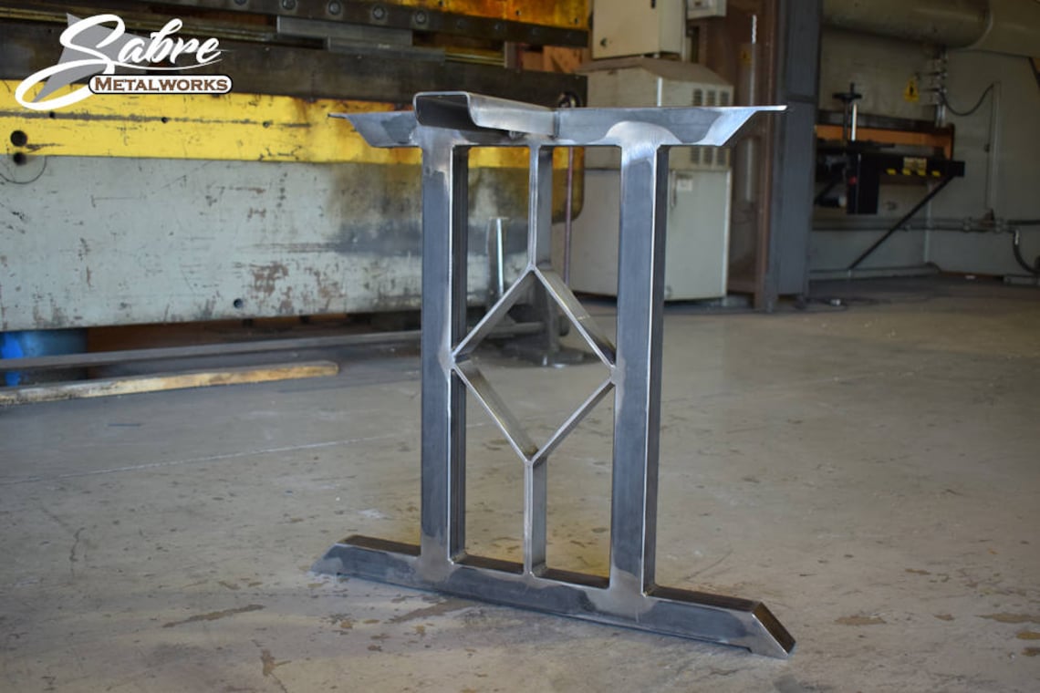 Metal Table Legs With Diamond Design, Conference Table Legs, Dining ...