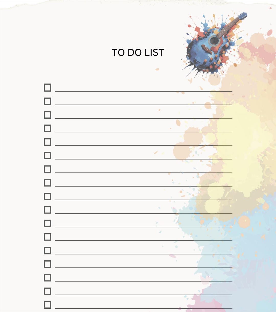 Printable to Do List - Two Sizes - Instant Download - Daily ...