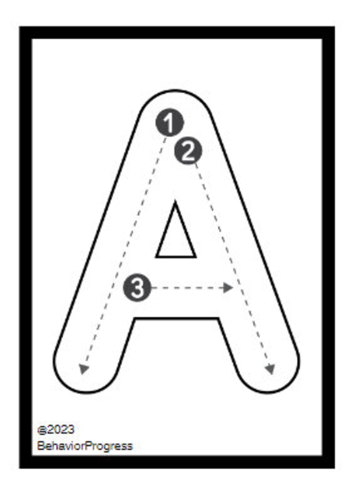 Letter Tracing Flashcards - Etsy