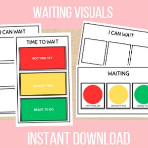 Learning to Wait: Waiting Visuals - Etsy