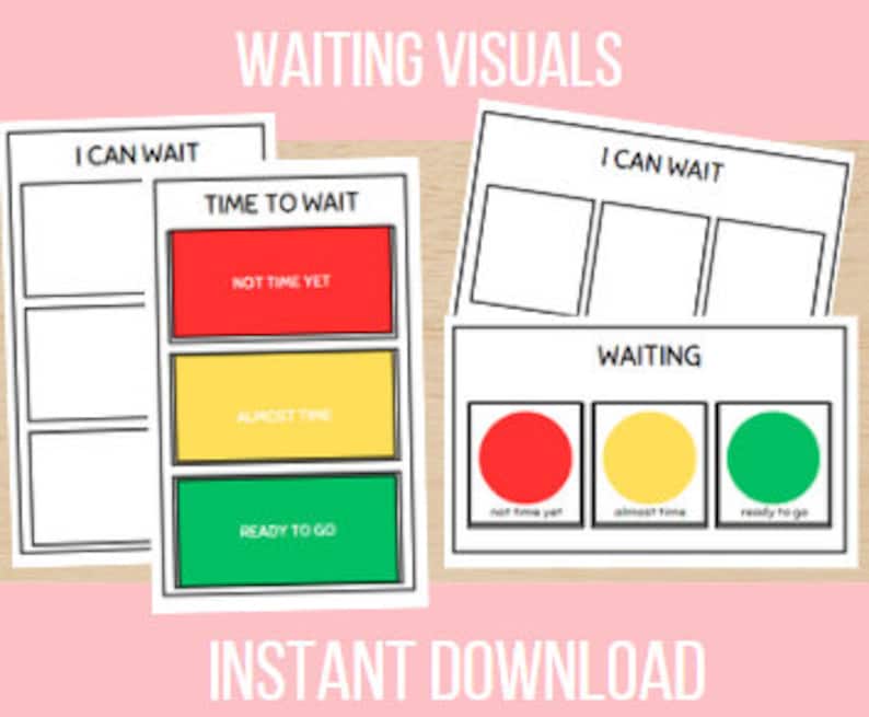 Learning to Wait: Waiting Visuals - Etsy