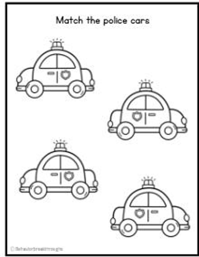 Community Helper- Police Officer Activity Binder - Etsy