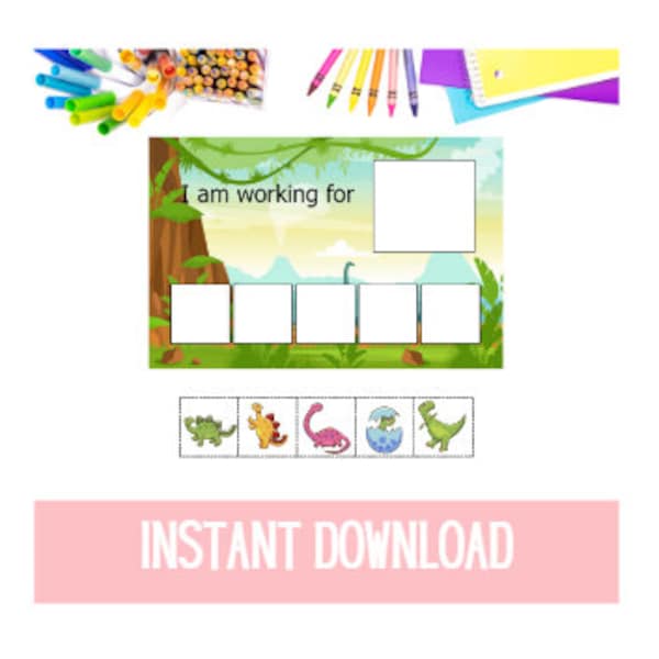 Dinosaur Token Board - Etsy