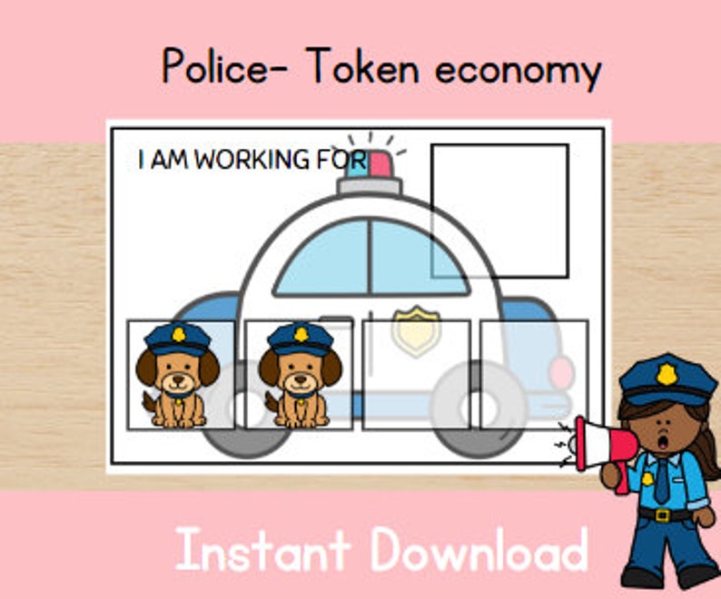Police Officer- Token Economy - Etsy