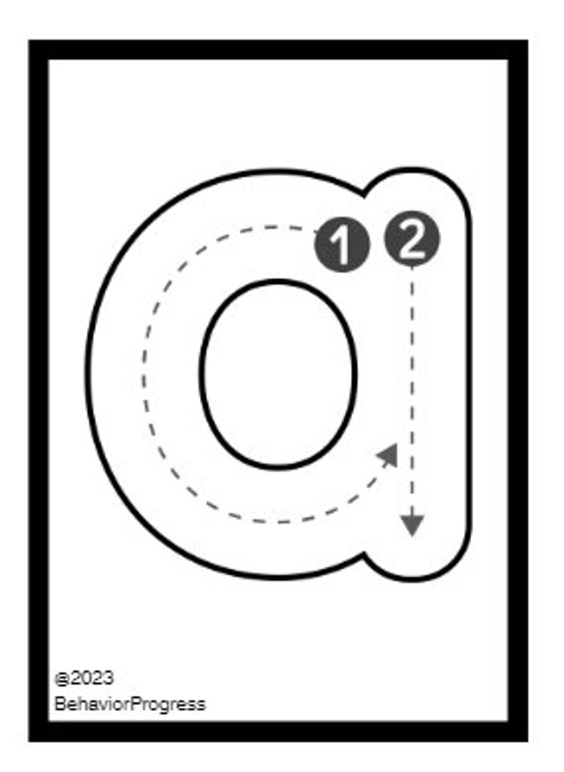 Letter Formation Flashcards- ABC Flashcards - Etsy