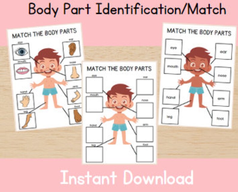 Body Part Identifcation/matching- BOY - Etsy