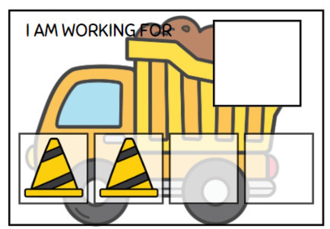 Construction Worker- Token Economy - Etsy