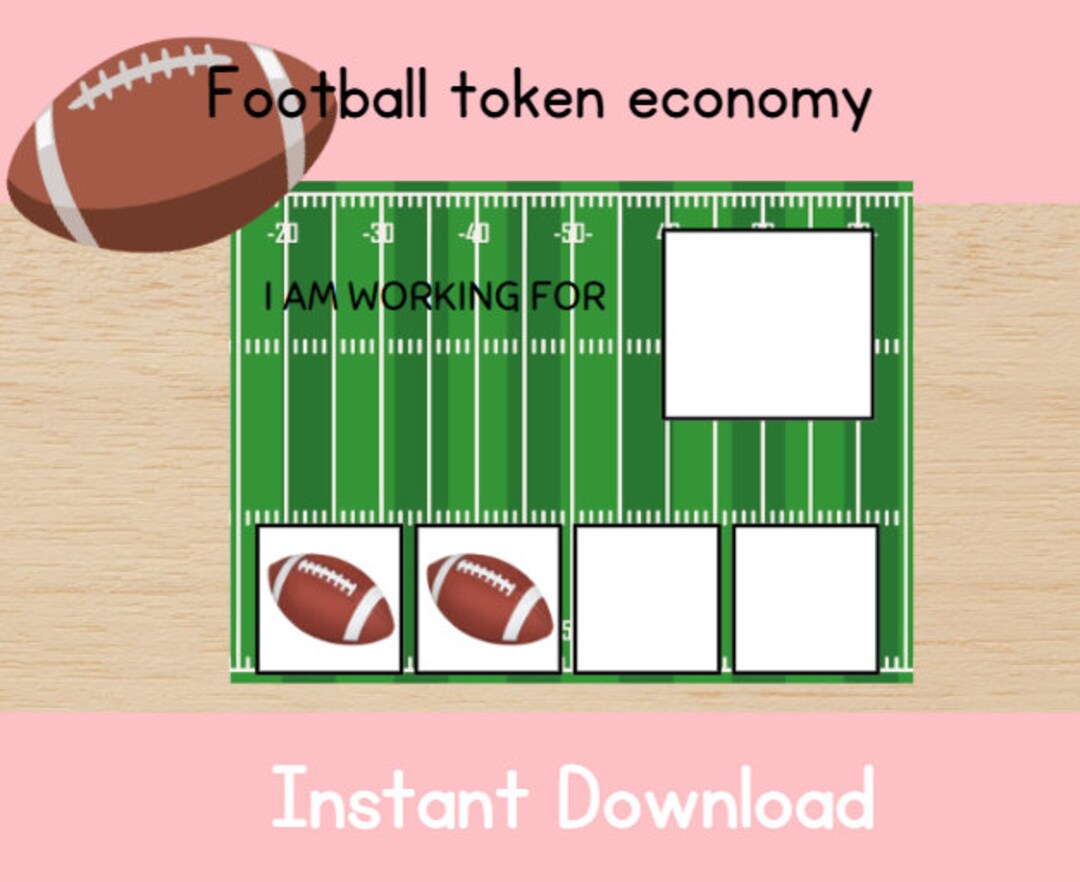 Football- Token Economy - Etsy