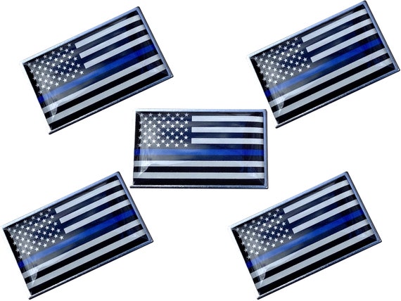 Thin Blue Line Flag Lapel Pins Police Pin Supporting Law | Etsy