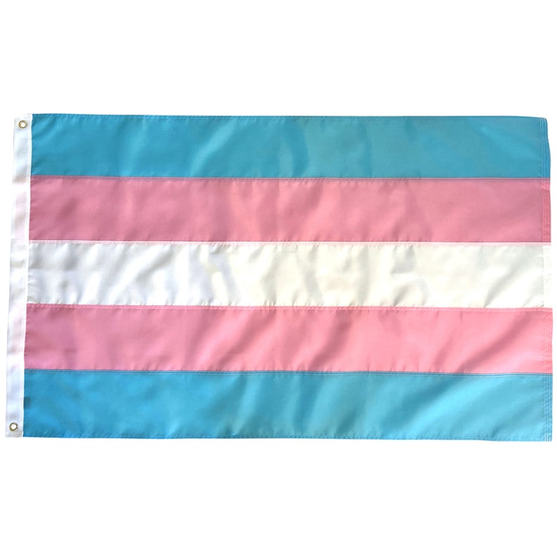Trans Flag 3x5 FT Transgender Pride Flag Outdoor Nylon UV | Etsy