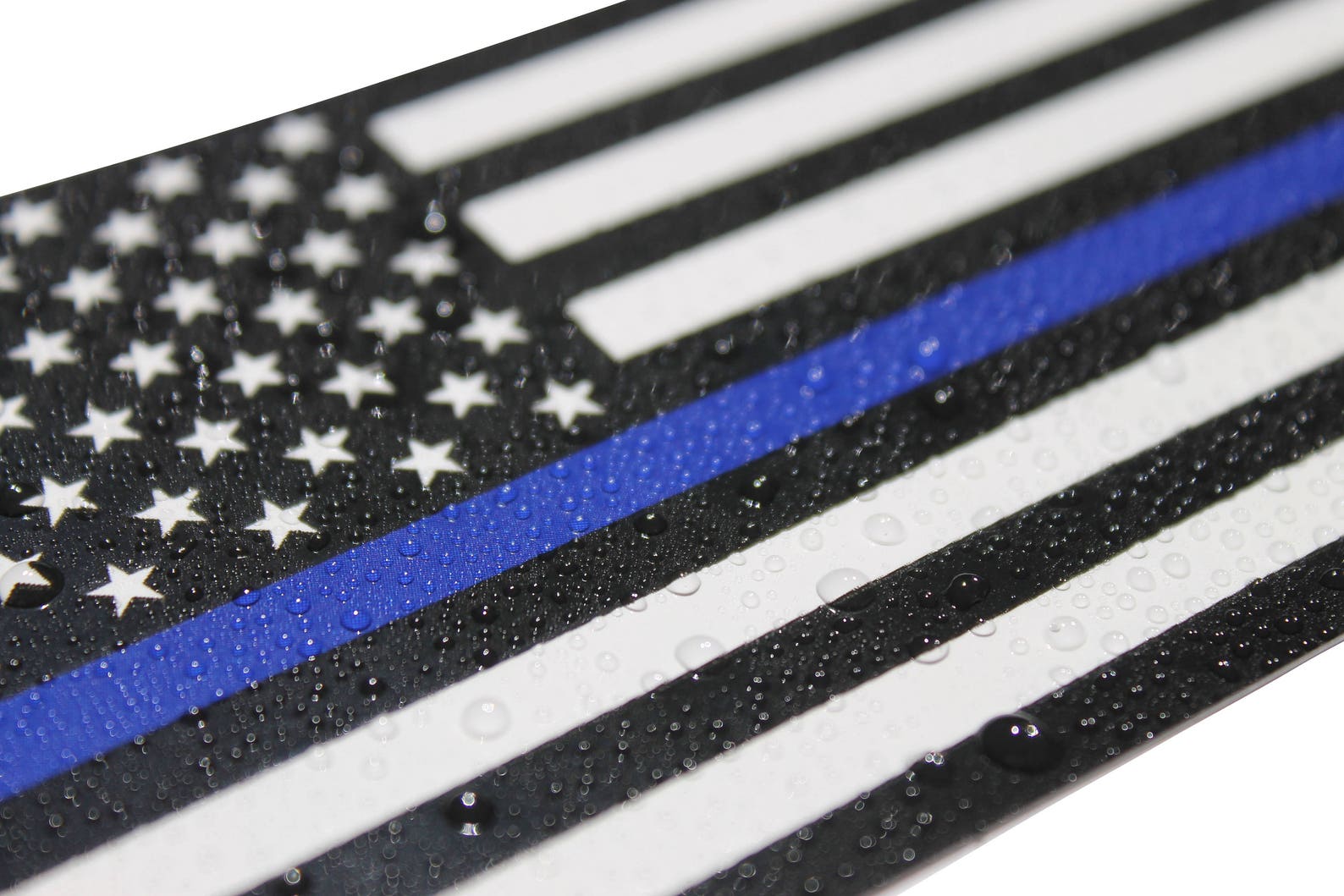 Thin Blue Line Flag Decals 3 X 5 Inch Waterproof Stickers for - Etsy
