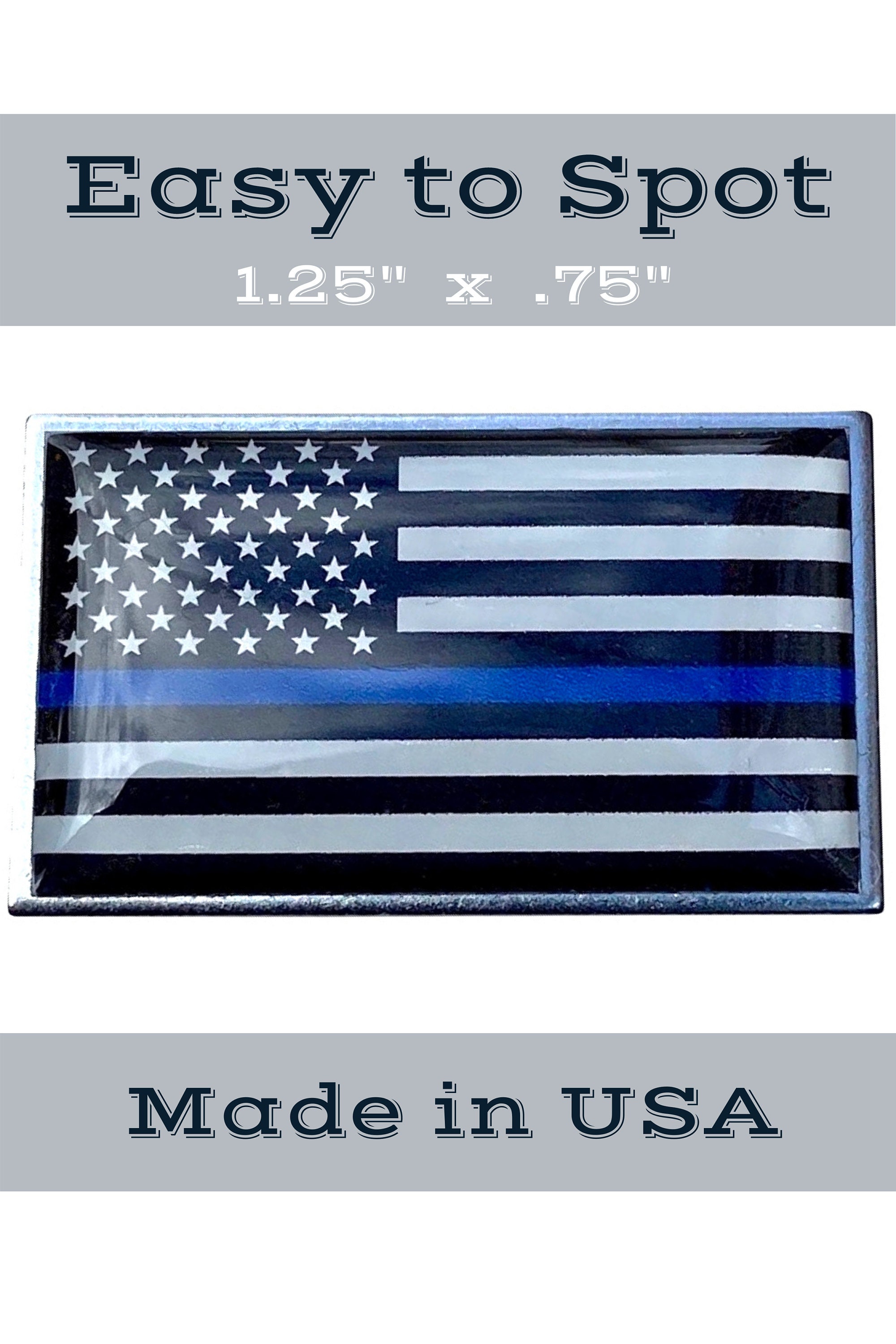 Thin Blue Line Flag Lapel Pins Police Pin Supporting Law | Etsy