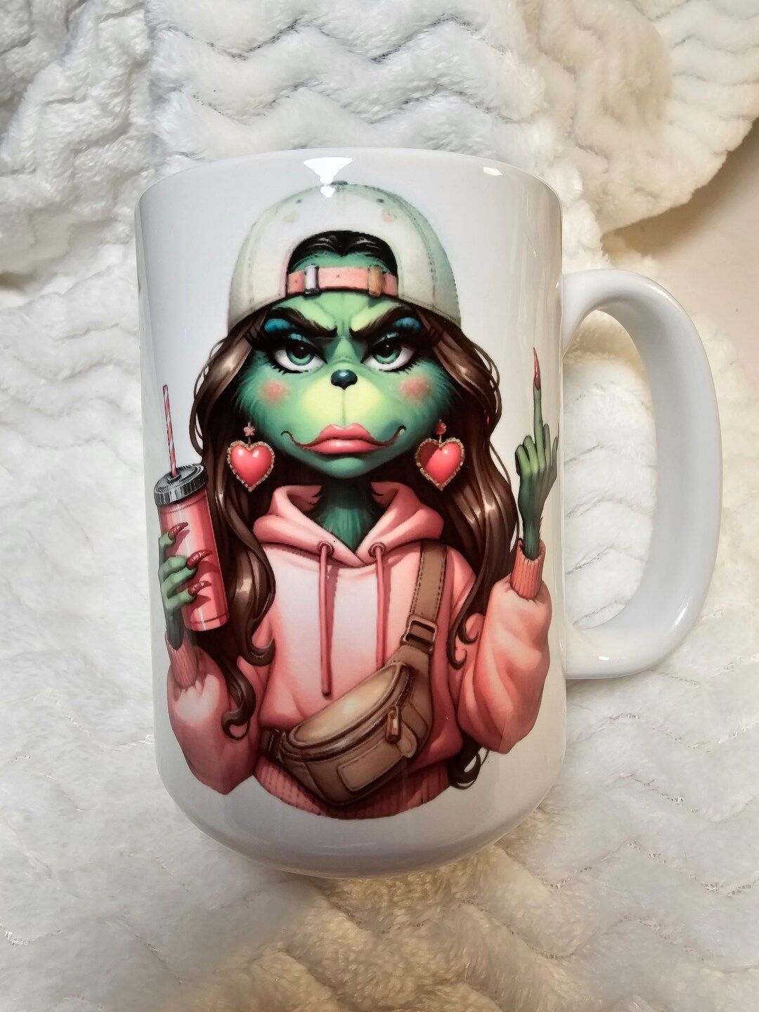 Coffee Mug, Middle Finger Coffee Mug, Chief Coffee Mug, Sublimation ...