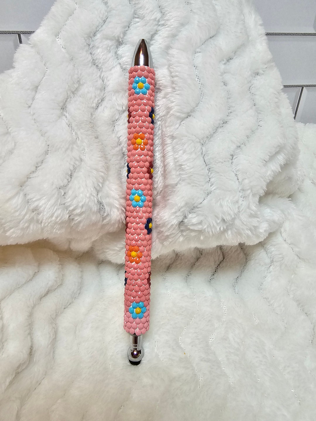 Rhinestone Pen, Flower Pattern Rhinestone Pen - Etsy