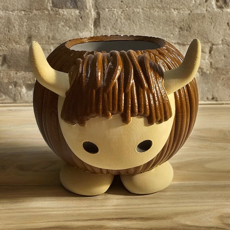 Cow Flower Pot - Etsy