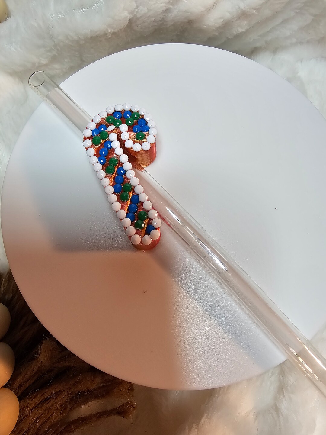 Straw Topper | 3d Printer | Candy Cane | Christmas Topper - Etsy UK
