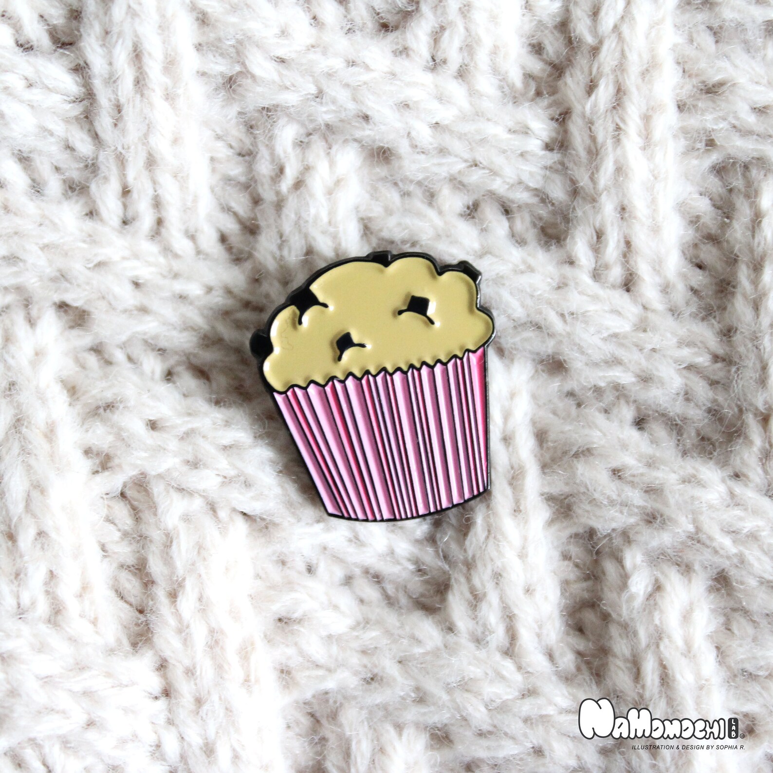 Choco Muffin, Enamel Pin // Muffin Pin, Soft Enamel Pin, Bakery ...