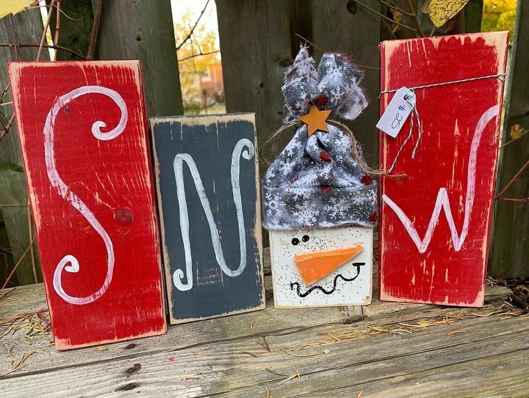 SNOW Block Set - Etsy