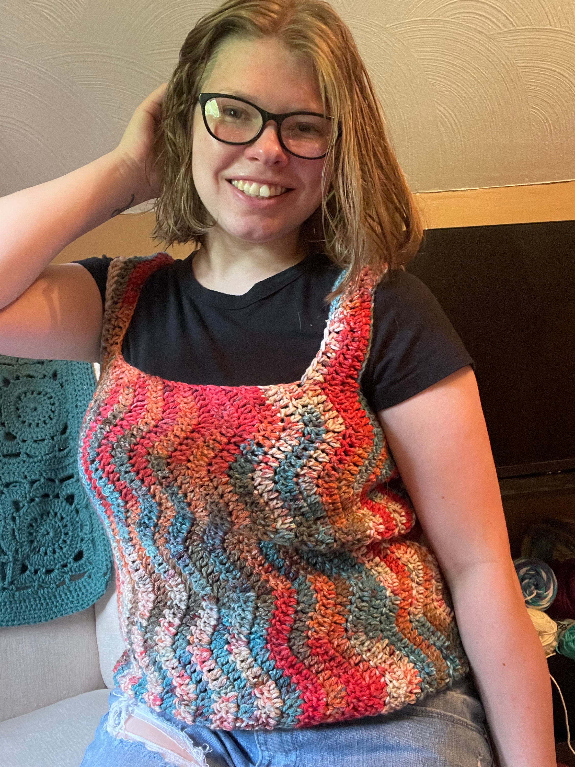Wavy Baby Crochet Tank Top Digital Pattern | Pdf Download Only Handmade ...