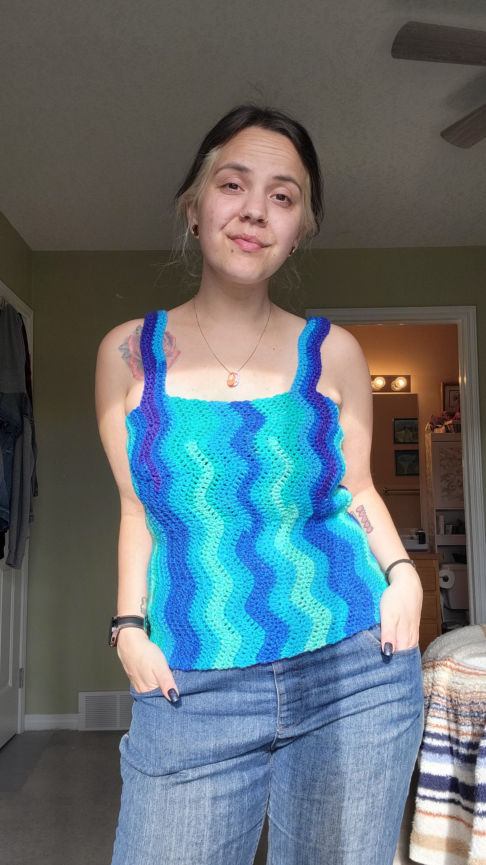 Wavy Baby Crochet Tank Top Digital Pattern | Pdf Download Only Handmade ...