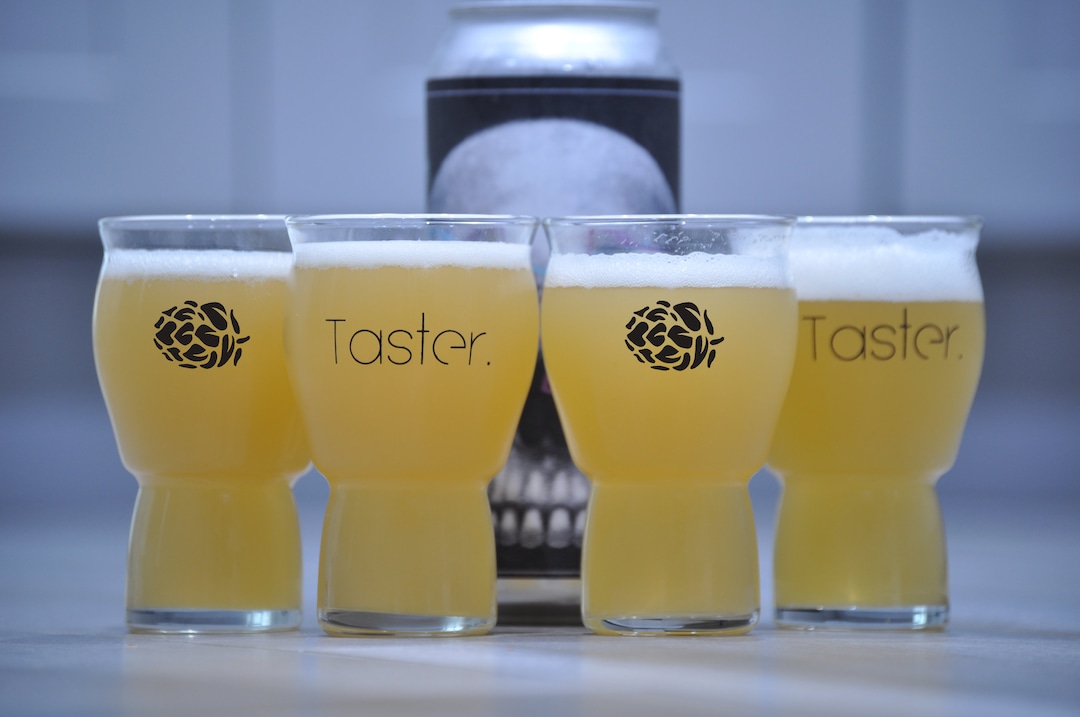 Craft Beer Tasting Glasses: Stackable Beer Sampler Set of 4 - Etsy UK