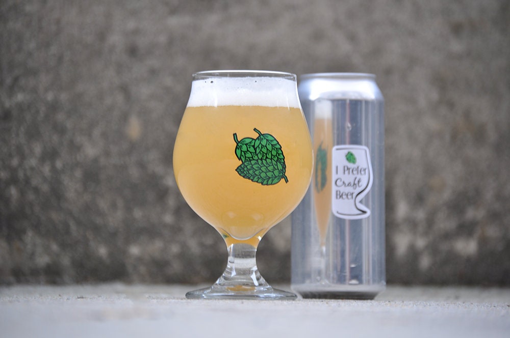 Hops Design Snifter Beer Glass: IPA Gose Pint Glass - Etsy