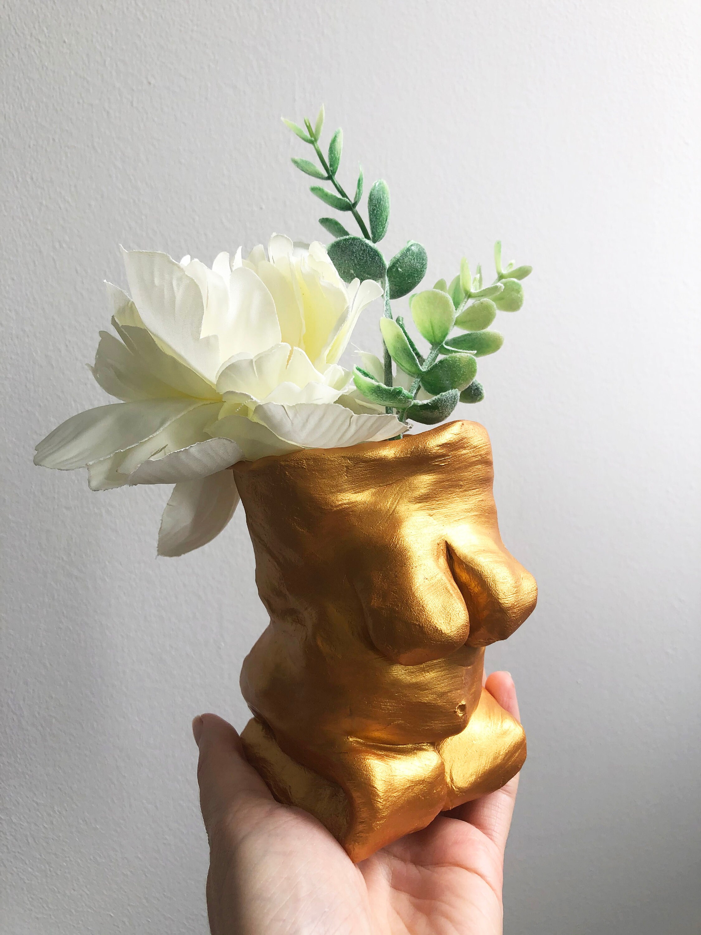 Handmade Boob Pot Gold Plant Pot Body Pot - Etsy