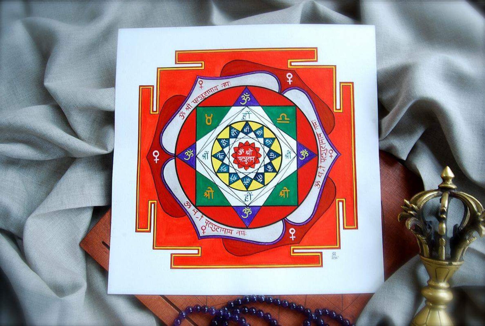 Set of 9 Print Posters, Vedical Astrology Planetary Yantras, Jyotish ...