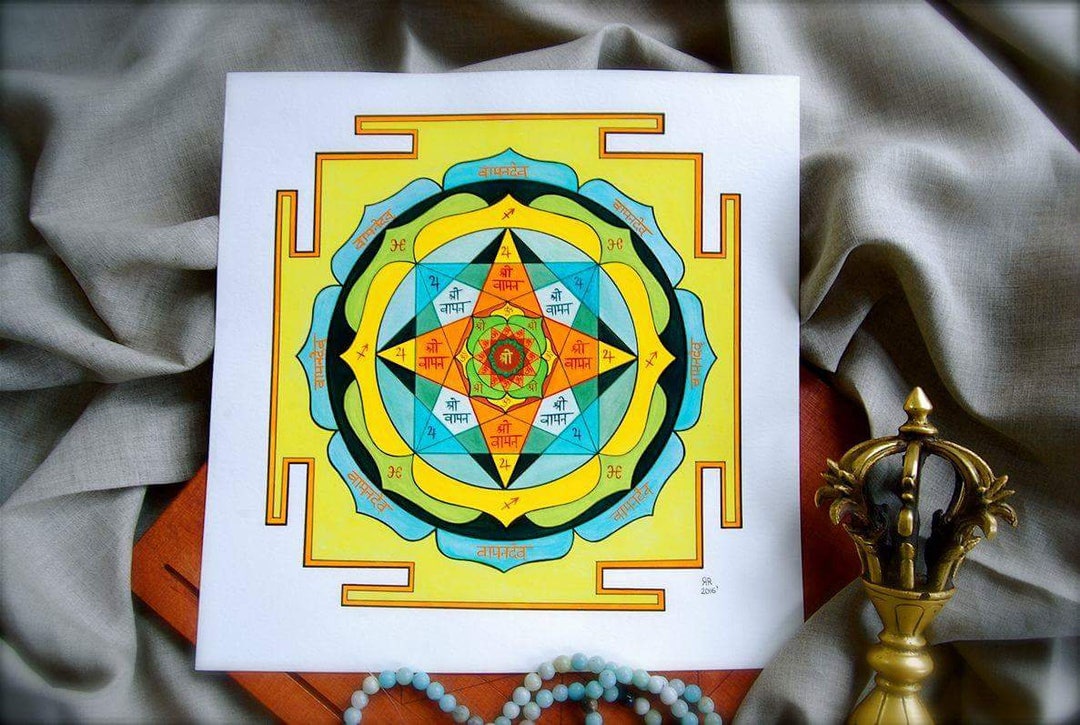 Prin Poster, Jupiter Yantra, Guru Yantra, Vedic Astrology, Jyotish ...