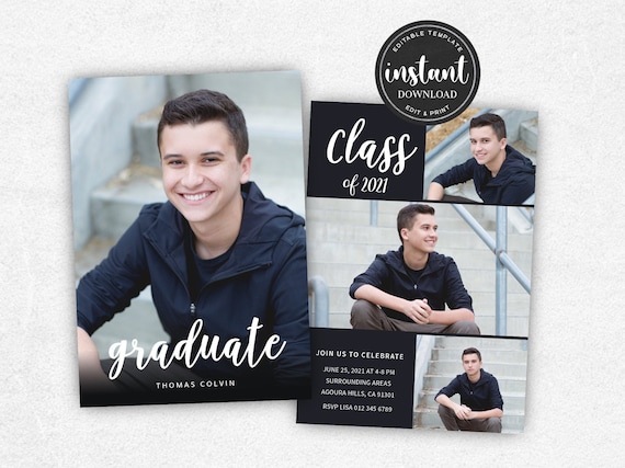2018 Senior Graduation Announcement Template Senior Graduation