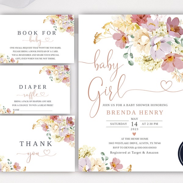 Flower Girl Invite - Etsy