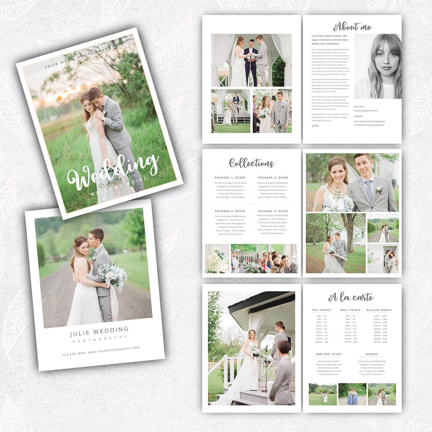 Wedding Photographer Welcome Guide Wedding Welcome Guide | Etsy