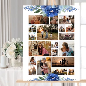 Funeral Collage Template, Set of 3 Funeral Photo Collage Bundle ...